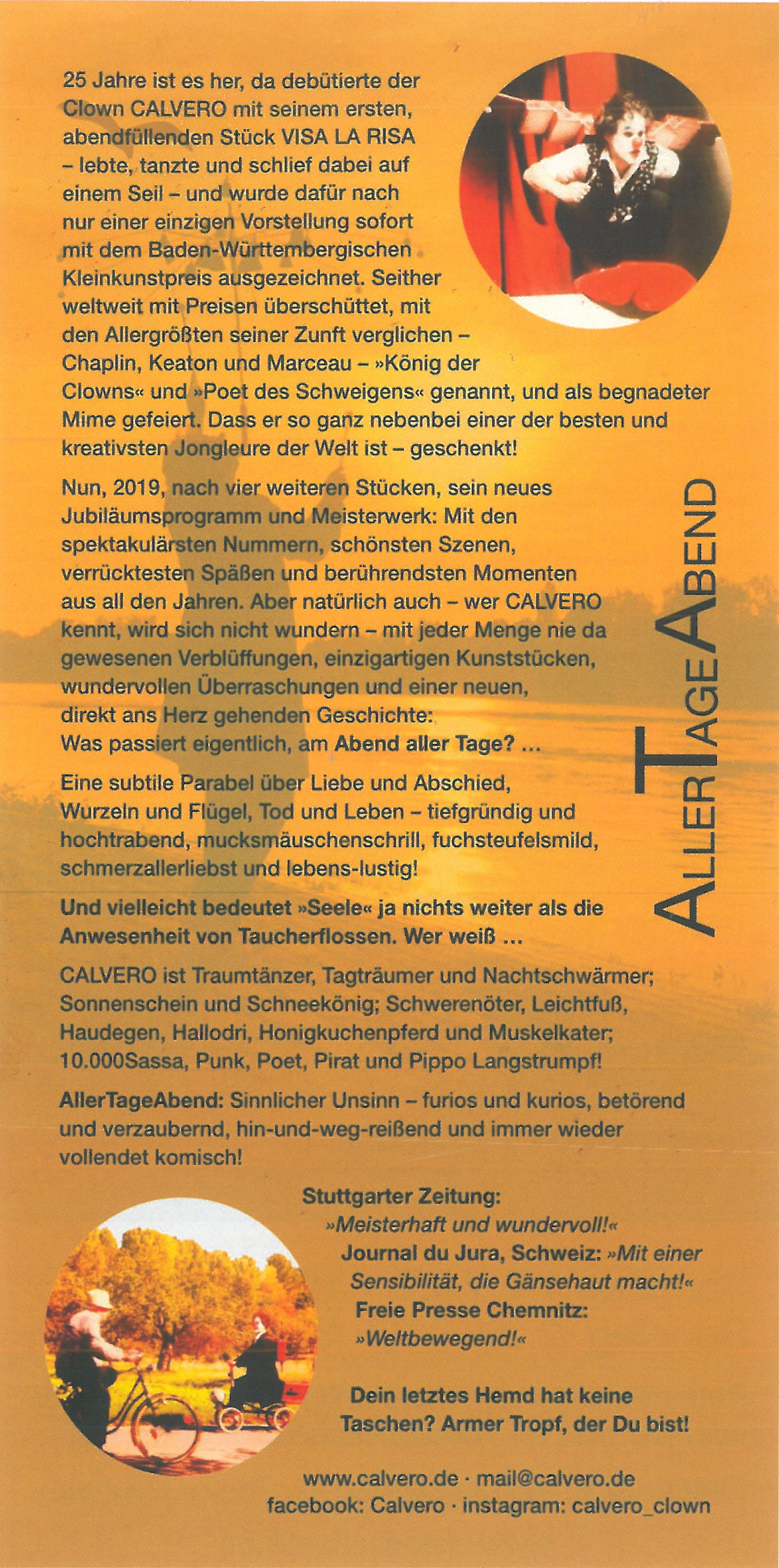 Der Clown CALVERO – HistorischAntik